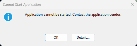 Error: Application cannot be started? It's time to upgrade!